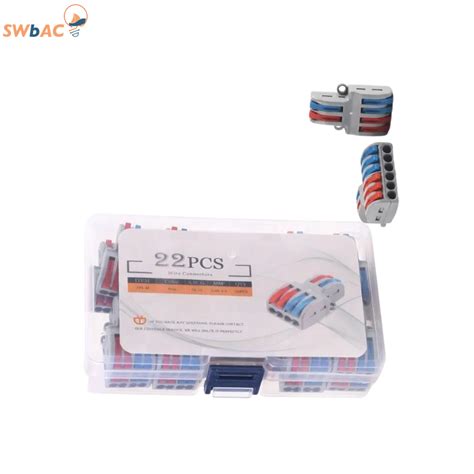 Boxed Quick Cable Splitter Electric Universal Wire Connector Spl Push In Spring Conductor