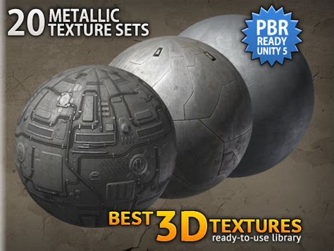 20 Metallic Textures 2d Metals Unity Asset Store