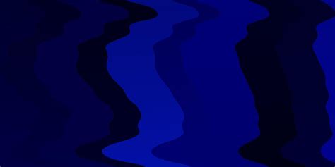 Dark Blue Vector Template With Wry Lines Colorful Abstract Illustration With Gradient Curves