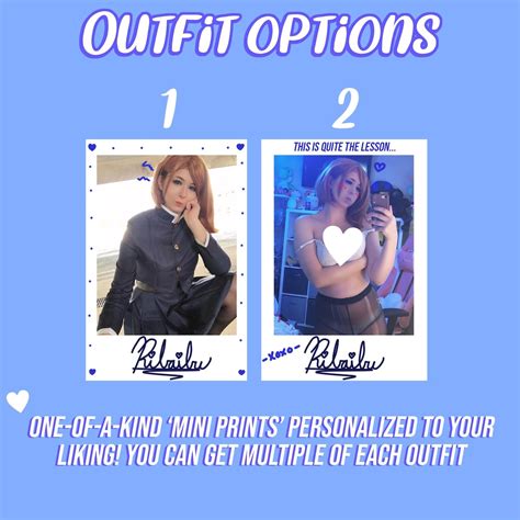 Nsfw Nobara Kugisaki Cosplay Mini Prints Instax Jujutsu Kaisen Jjk Etsy