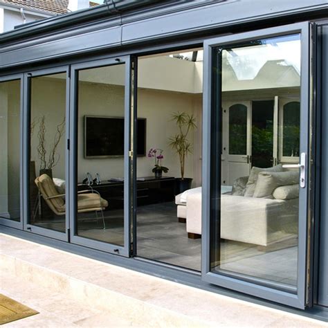Full View Sliding Aluminum Glass House Doors Glass Sliding Doors And