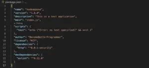 Difference Between Package Json And Package Lock Json Become A Better Programmer