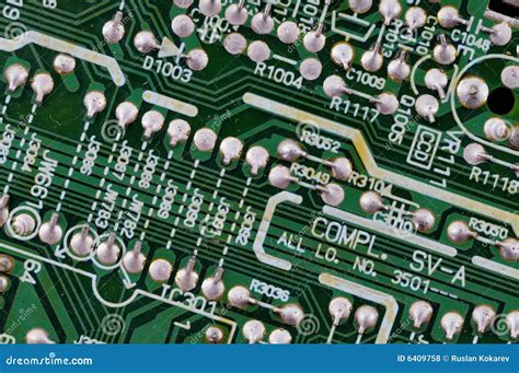 Microcircuit Board Stock Photo Image Of Technology Computer 6409758
