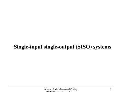 Ppt Advanced Modulation And Coding For Mimo Communication Systems