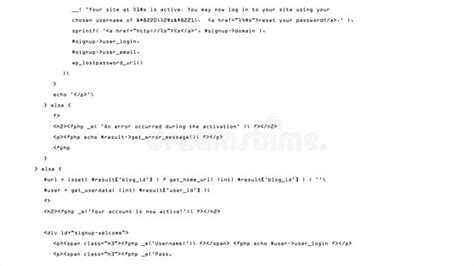 Programming Code Running Down In Terminal Stock Footage Video Of