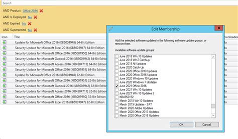 Software Update Groups Not Being Created Rsccm