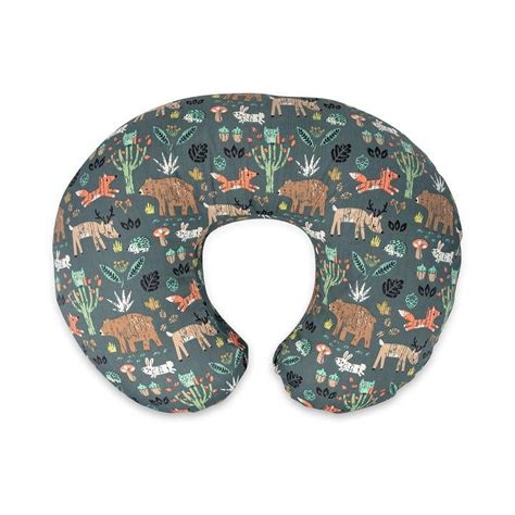 Boppy Original Infant Support Pillow With Removable Cover Green Forest