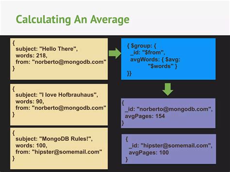 aggregation framework mongodb days munich pdf databases computer