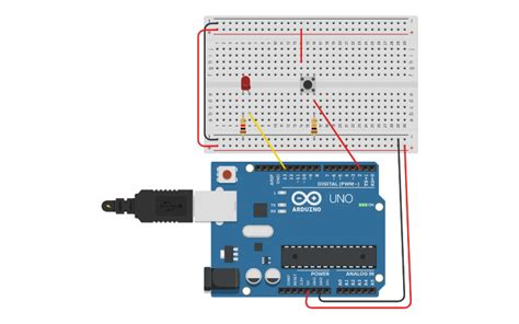 Circuit Design Arduino Uno R3 Pushbutton Concept Version X Tinkercad