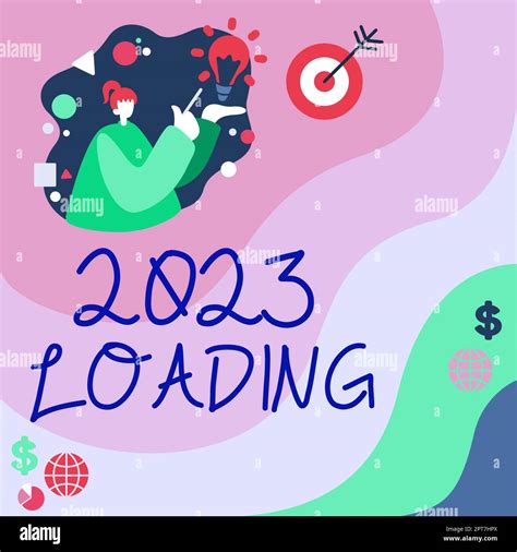 Writing Displaying Text 2023 Loading Business Concept Advertising The Upcoming Year Forecasting