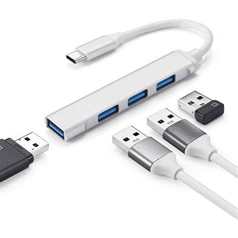 Jual Adapter TIPE C TO Hub With USB 3 0 4 Ports Shopee Indonesia