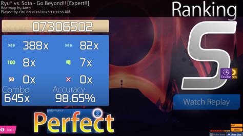 Ciru Ryu Vs Sota Go Beyond Expert Hddt Anto 845⭐️ 98