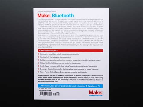 NEW PRODUCT Make Bluetooth LE Projects For Arduino RasPi And