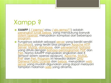ppt vb mysql connector mysql dan xampp powerpoint presentation