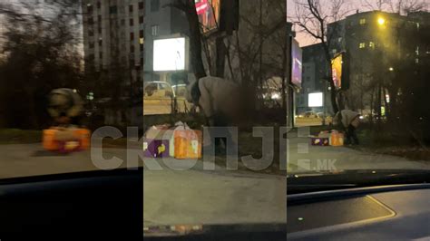 Видео Маж изврши голма нужда близу „Партизанска“ во Карпош 4 ова го прави често пред влезови