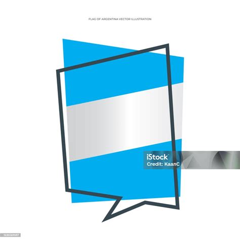 아르헨티나의 국기 배너 모양 플래그 벡터 스톡 일러스트레이션 국가 지리적 지역에 대한 스톡 벡터 아트 및 기타 이미지 국가 지리적 지역 국기 기 Istock