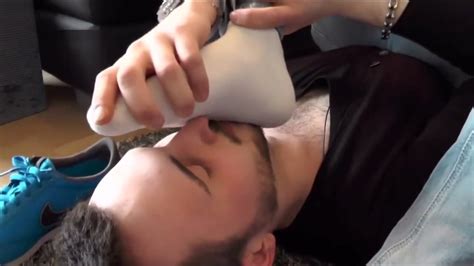 Sniffing Master Feet ThisVid
