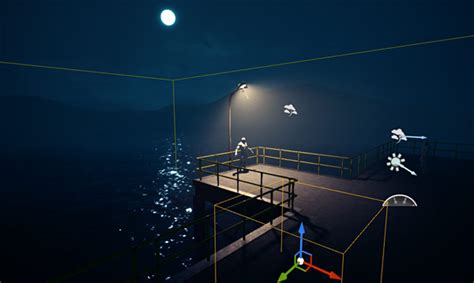 UE Tutorial Night Time Lighting Moon Sky With BP Sky Sphere Part