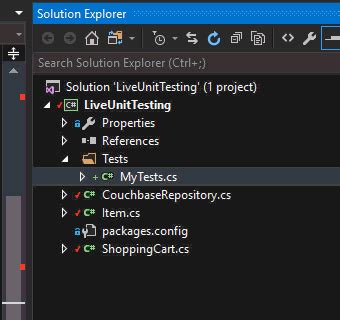 Visual Studio Live Unit Testing New To Visual Studio