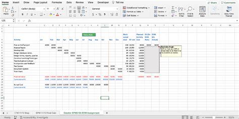 Microsoft Project M C Earned Value Management On The Chegg Com