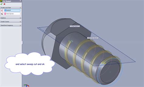 Tutorials1 How To Model Standard Screw In Soldworks Grabcad Tutorials