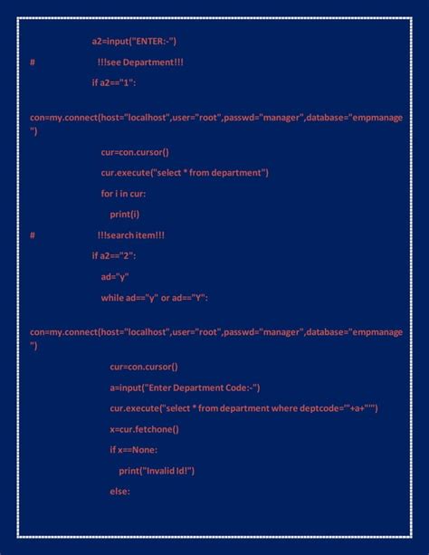Computer Science With Python Project For Class 12 Cbse Docx Databases Computer Software