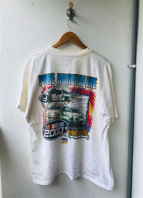 Vintage Original 00s Pure Adrenaline 2000 Car Racing Team T Shirt