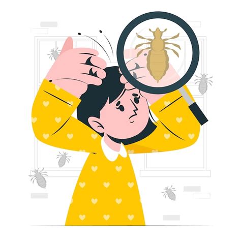 Free Vector Lice Concept Illustration