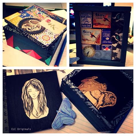 in out box an art therapy directive sample i made on the outside is