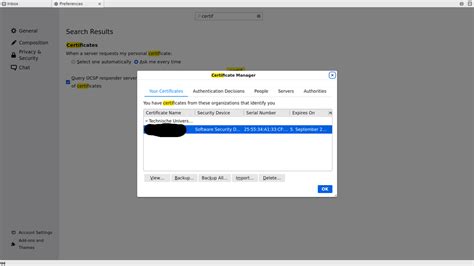 How To Make My Digital Certificate Availabe To Libreoffice English