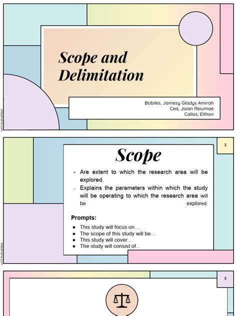 scope and delimitation pdf methodology sampling statistics