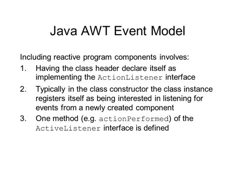 Chapter 13 Java Awt Part Ii Optional Lecture Slides To Accompany An