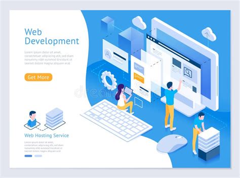 Software Development Isometric Vector Stock Illustrations 6139