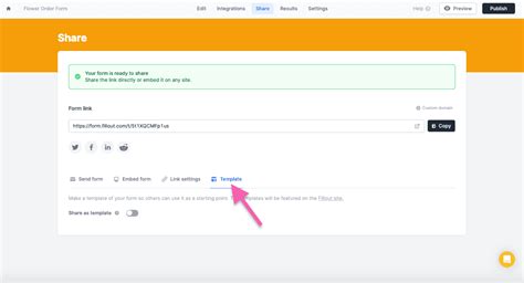 Create Your Own Form Template