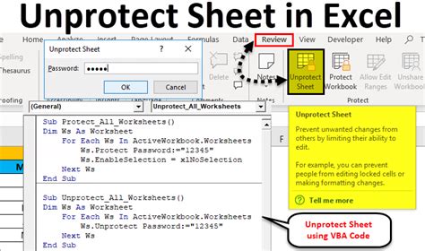 how to unprotect excel sheet without password