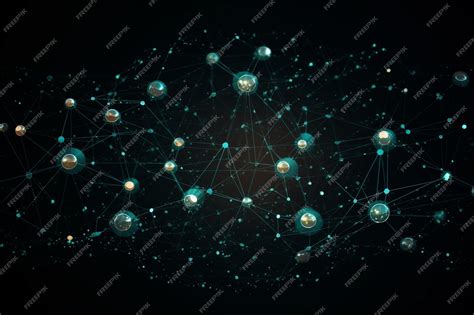 Premium Photo | A sleek and streamlined representation of interconnected dots symbolizing ...