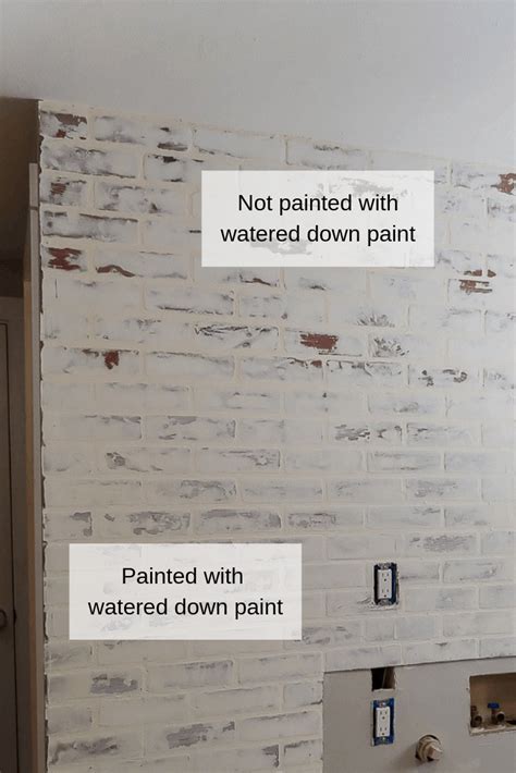 Easy German Schmear Tutorial On A Faux Brick Wall - Making Manzanita