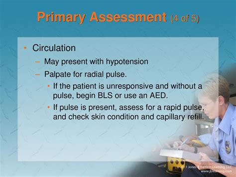 During The Primary Assessment Circulation Is Evaluated By Assessing