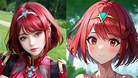 La IA ahora nos sorprende con las versiones reales de Pyra y Mythra - SuperGeek.cl