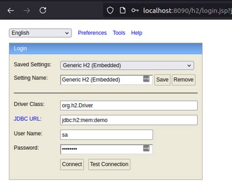 Utiliser une base H avec SpringBoot L Apéro Tech