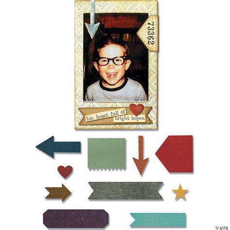 Tim Holtz ® Sizzix ® Thinlits Pocket Frame Cutting Dies Discontinued