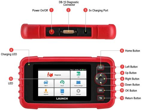LAUNCH Creader CRP X OBD Tool System Diagnostic Scanner Lifetime Free Update
