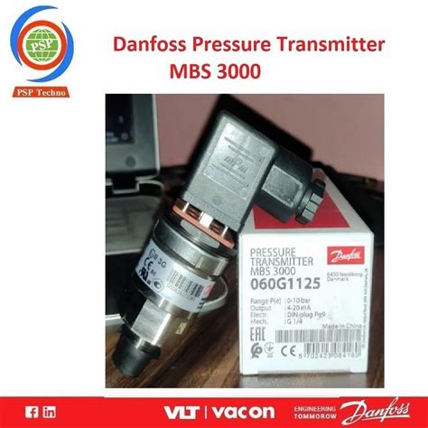 Danfoss Pressure Transmitter Mbs 3000 For Liquid Hammer At ₹ 6000 Piece In New Delhi