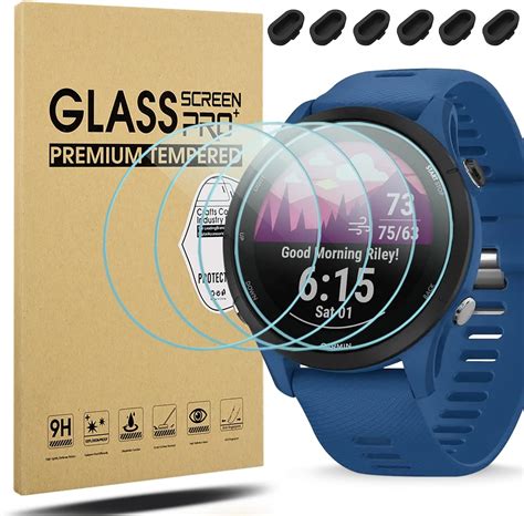Akwox 4 Unidades Protector De Pantalla Para Garmin Forerunner 735xt