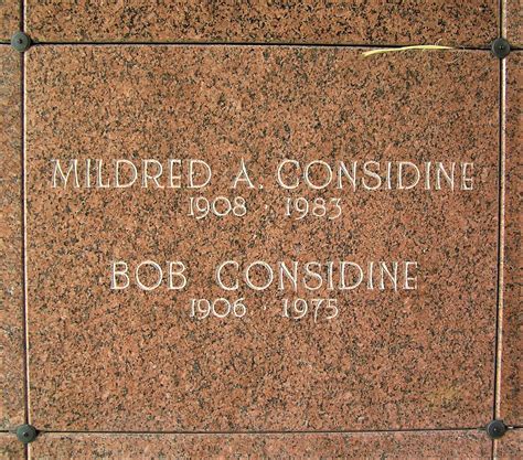 Bob Considine 1906 1975 Find A Grave Memorial