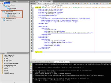 How To Use GitHub Hosted Maven Artifact In NetBeans IDE