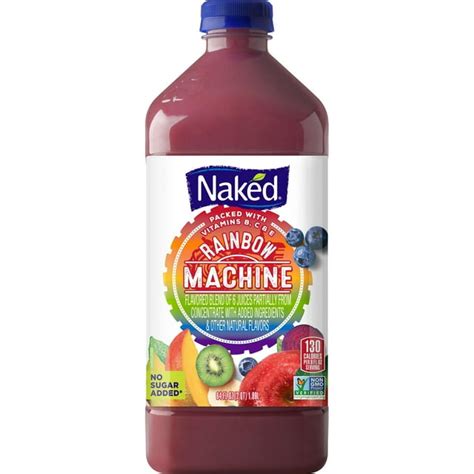 Naked Rainbow Machine Smoothie Banana Mango Tropical Flavor No Sugar