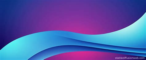 Abstract Gradient Background With Curved Line Stable Diffusion Online