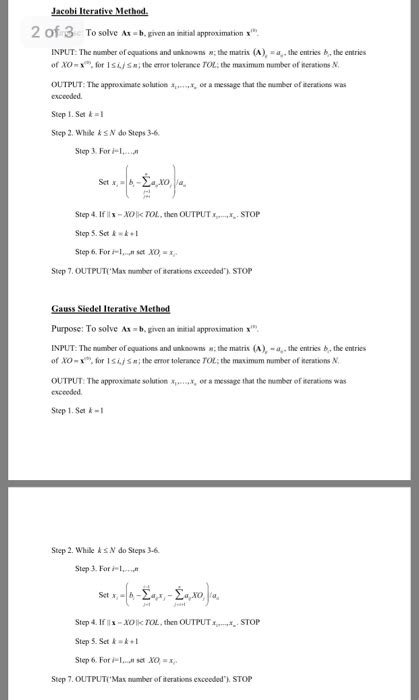 Solved Please Do Problem 1 A B And Problem 3 By Using
