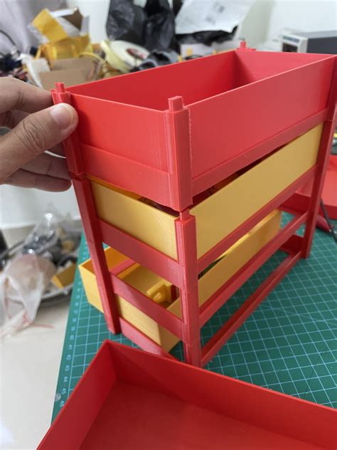 Free Stl File Stackable Storage Module 200x100x50 🧰・3d Printable Model